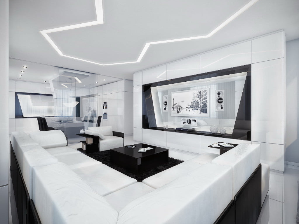 Black And White Contemporary Interior Design Ideas For Your Dream Home