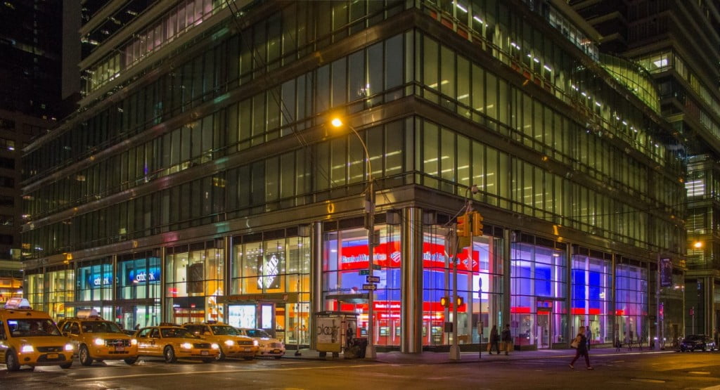 Iconic Glass Skyscraper In New York-The Bloomberg Tower Or 731 ...