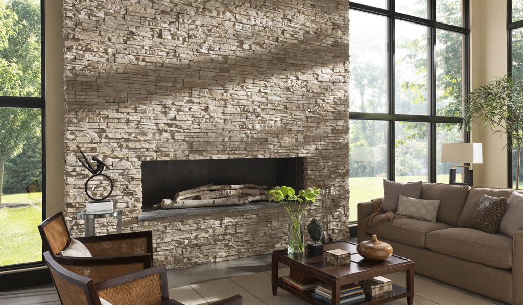 25 Interior Stone Fireplace Designs
