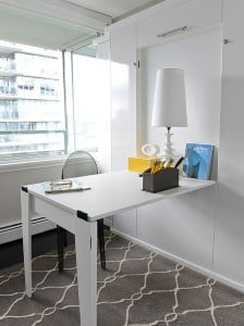 Space-Saving Hideaway Desks For Small Apartment Designs