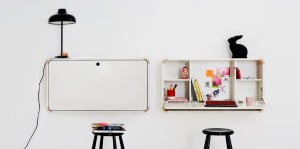 Space-Saving Hideaway Desks For Small Apartment Designs