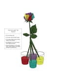 Learn How To Make Simple Colored And Rainbow Roses