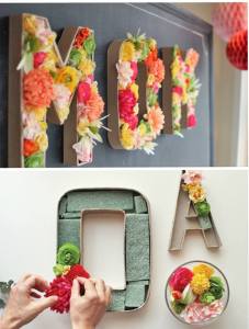 Simply Extraordinary DIY Letter Decor Here To Enhance The Aesthetic ...