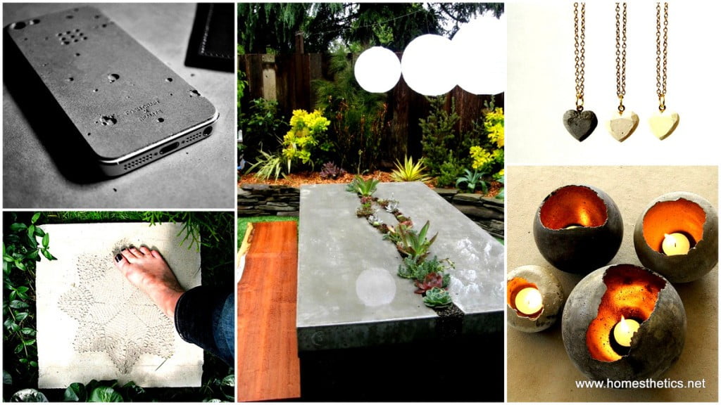 32 DIY Cement Projects For The Crafty Side Of You