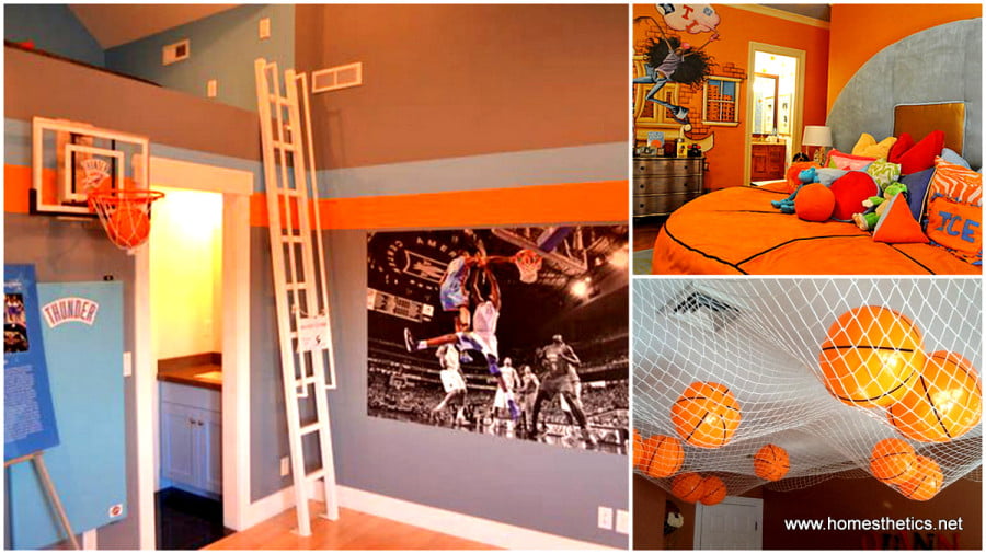Simple Things To Consider For An Inspiring Basketball Themed Bedroom