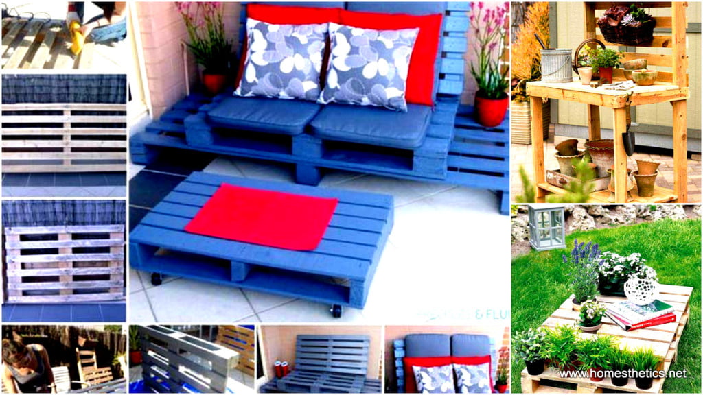 39 Insanely Smart And Creative DIY Outdoor Pallet Furniture Designs To ...