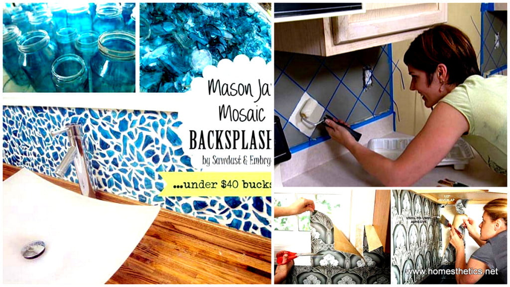 24 Cheap DIY Kitchen Backsplash Ideas And Tutorials You Should See
