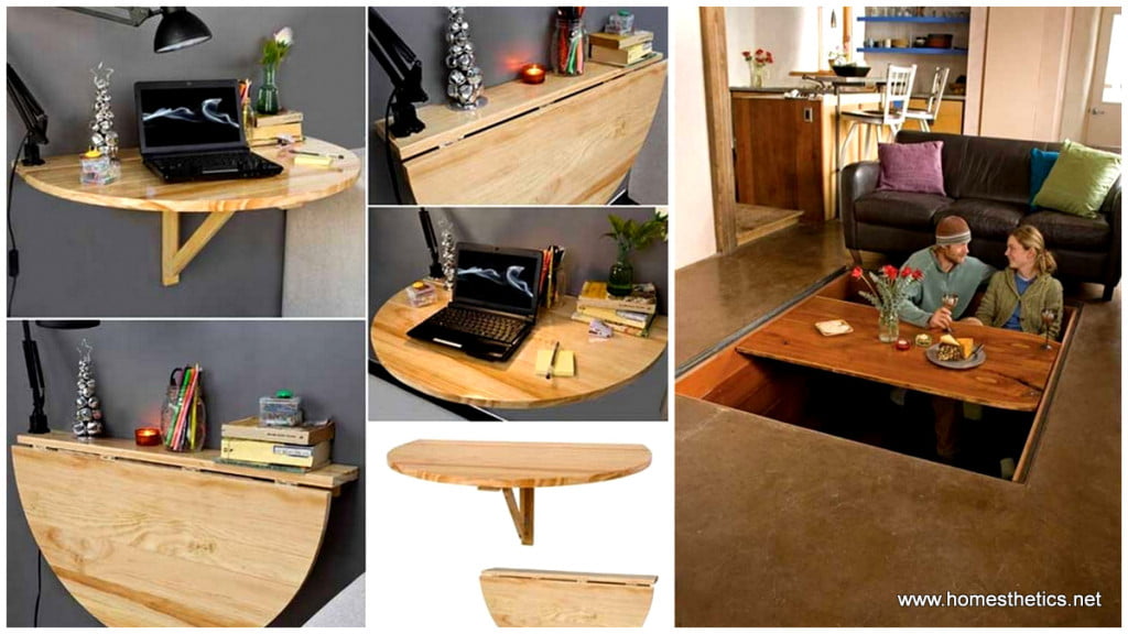 24 Creative & Clever Space Saving Ideas That Will Enlargen Your Space