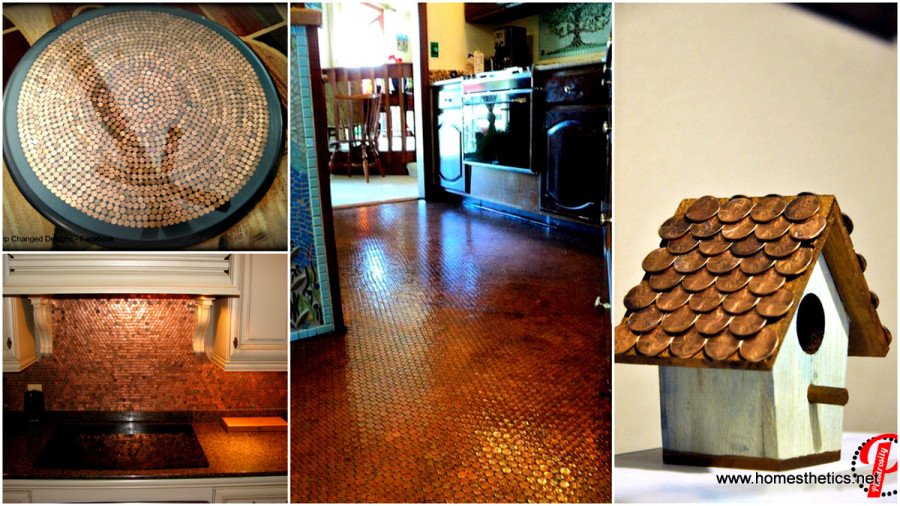 27 Extraordinary Beautiful DIY Penny Projects With A Shinny Copper Vibe
