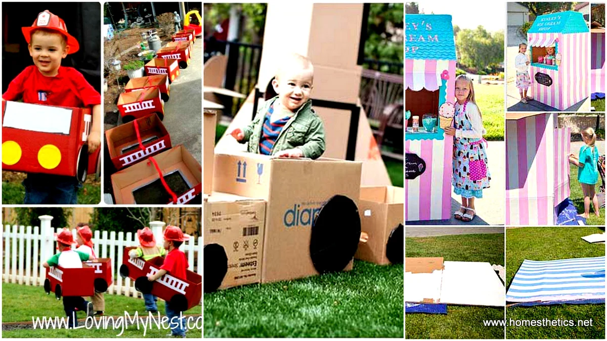 27 Ideas On How To Use Cardboard Boxes For Kids Games And Activities ...