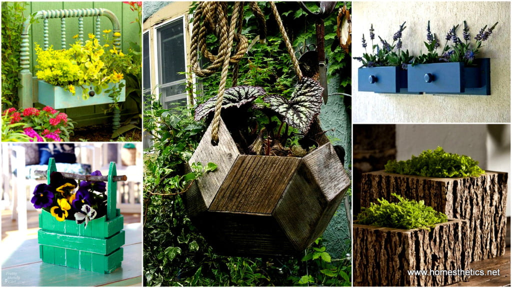 25 Insanely Beautiful Wooden Planter Ideas To Start Right Away