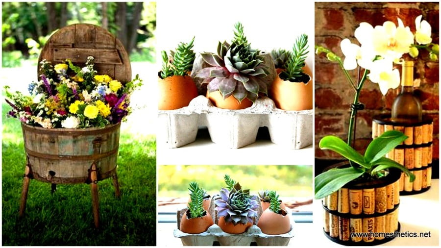 16 Beautiful DIY Flower Pot Ideas That Add Life To Your Home