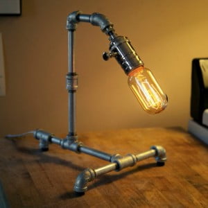 16 Sculptural Industrial DIY Pipe Lamp Design Ideas Able To Transform ...