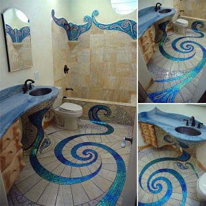 32 Highly Creative And Cool Floor Designs For Your Home And Yard