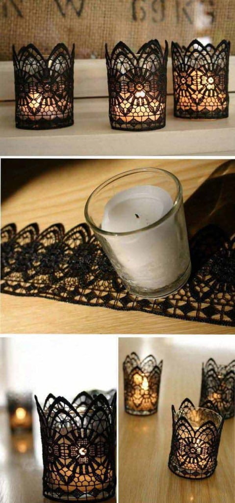 22 Charming And Beautiful Lace DIY Projects To Realize At Home