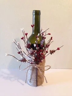 Enjoy Fall With 28 Creative Simple Wine Bottle Crafts