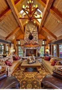 38 Rustic Country Cabins With A Stone Fireplace For A Romantic Get Away