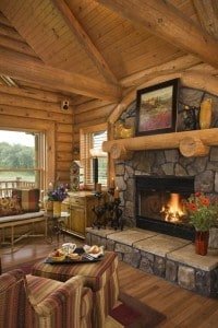 38 Rustic Country Cabins With A Stone Fireplace For A Romantic Get Away