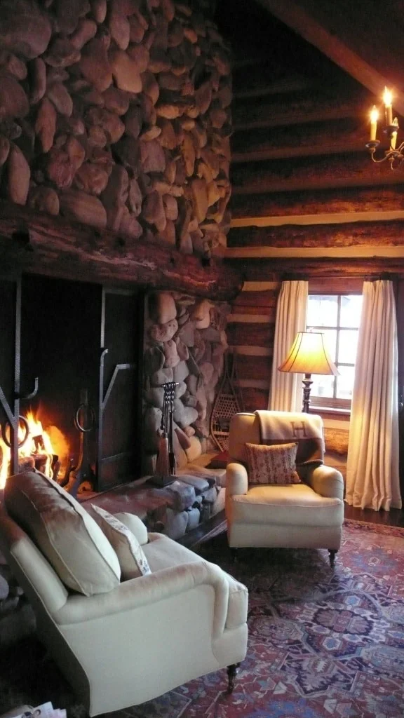 38 Rustic Country Cabins With A Stone Fireplace For A Romantic Get Away