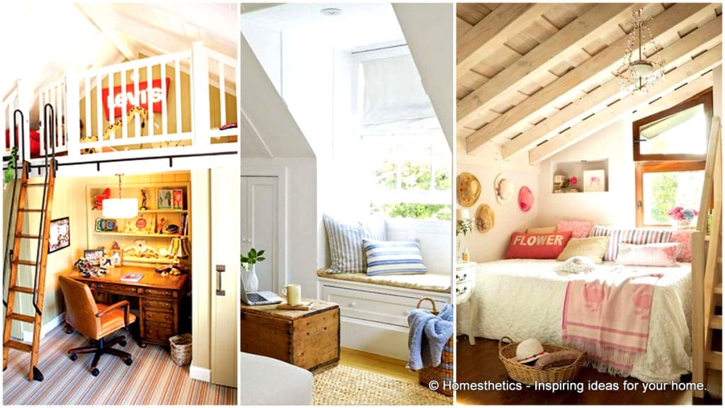 23 Spectacular Design Ideas For Unused Attic Space