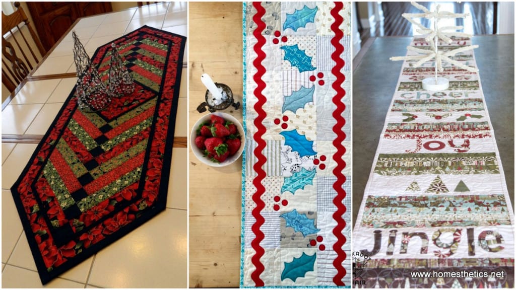 17 DIY Quilted Table Runner Ideas For All Year Round