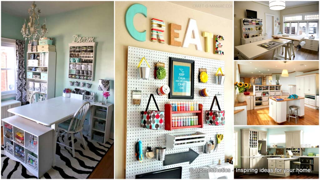 How To Make A Crafting Table That Organizes Everything