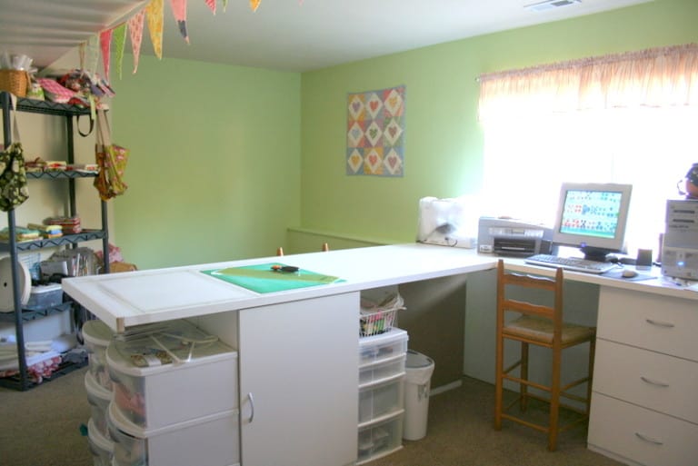 How To Make A Crafting Table That Organizes Everything