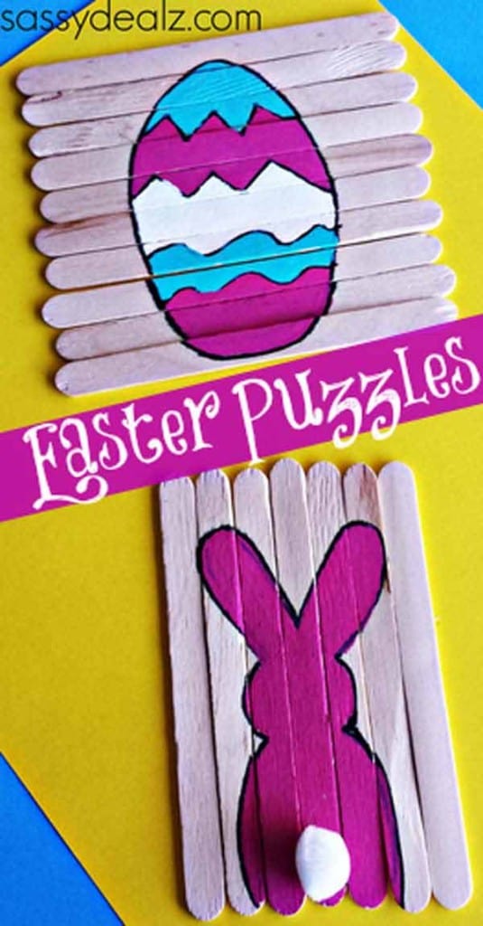 24 Cute And Easy Easter Crafts For Kids - Homesthetics
