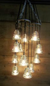 30 Delicate Projects That Repurpose Old Glass Insulators
