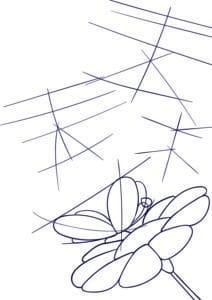 Learn How To Draw A Butterfly On A Flower - Step By Step Tutorial