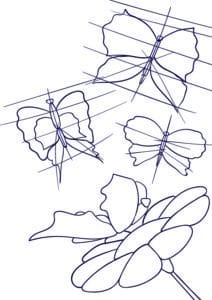 Learn How To Draw A Butterfly On A Flower - Step By Step Tutorial