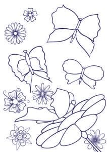 Learn How To Draw A Butterfly On A Flower - Step By Step Tutorial