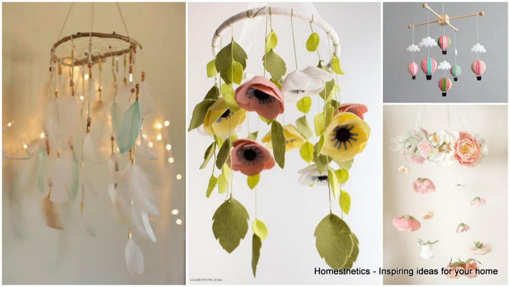 Colorful And Playful DIY Baby Mobiles Ideas