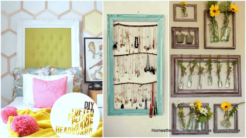 47 Epic Ways To Repurpose Old Picture Frames At Home