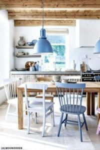 23 Spectacularly Mismatched Dining Chairs Compositions