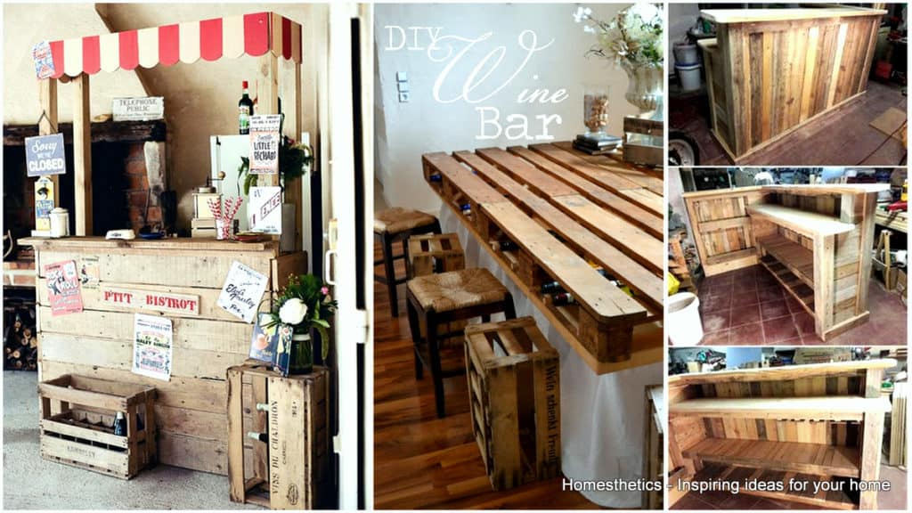 87 Epic Pallet Bar Ideas To Embrace For Your Event - Homesthetics