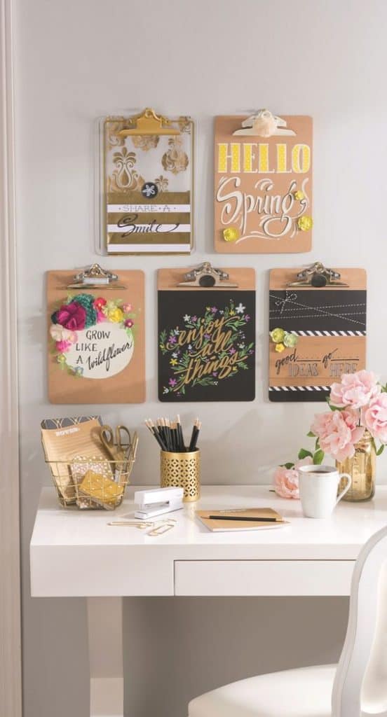 31 Super Useful DIY Desk Decor Ideas To Follow
