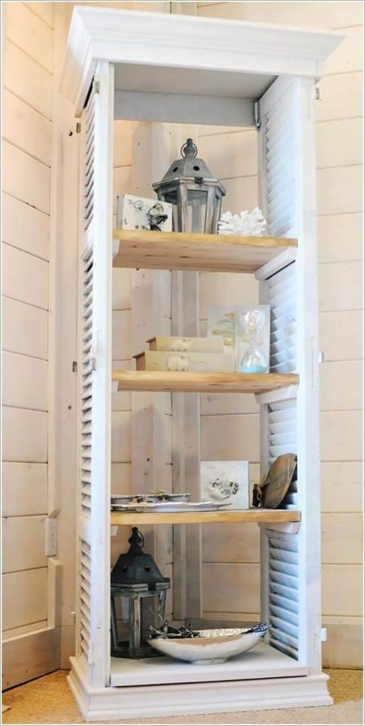 10 Ideas On How To Repurpose Window Shutters In Your Home