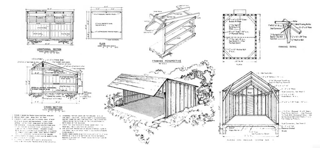 163 Free Pole Shed & Pole Barn Plans And Designs