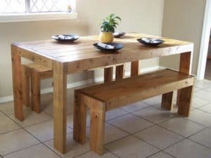53 Free DIY Farmhouse Table Plans For A Rustic Dinning Room