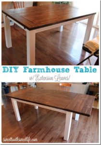 53 Free DIY Farmhouse Table Plans For A Rustic Dinning Room