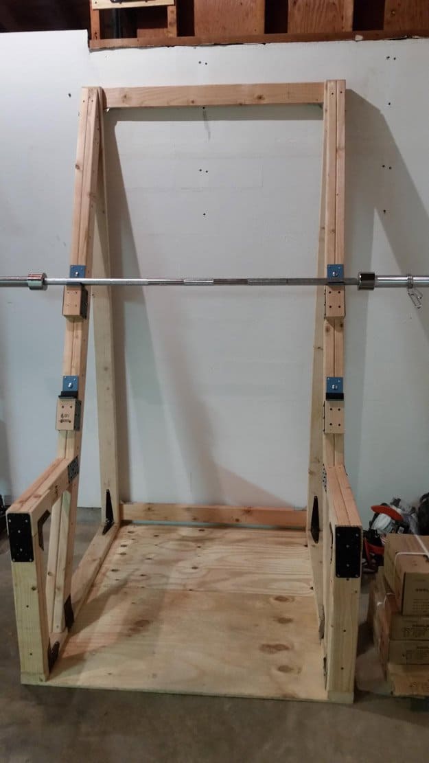 13 Healthy And Easy To Do Homemade Squat Rack Ideas