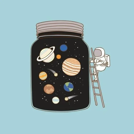 45 Easy Space Drawing Ideas You Can Try At Home