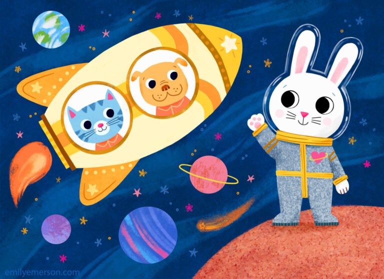 45 Easy Space Drawing Ideas You Can Try At Home