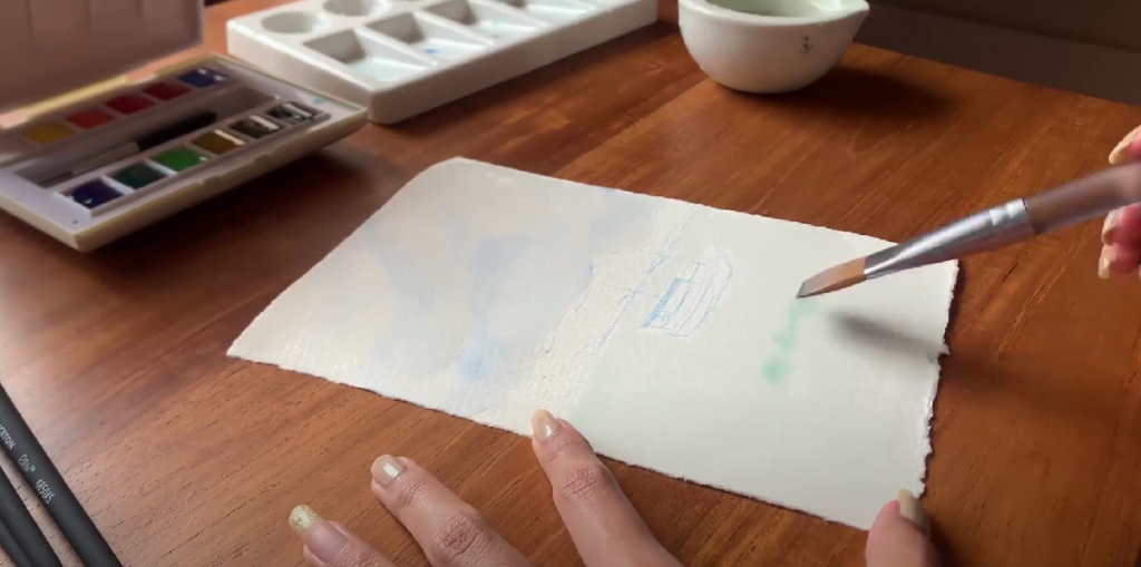 How To Paint Sea In Watercolor - Easy Beginner Guide