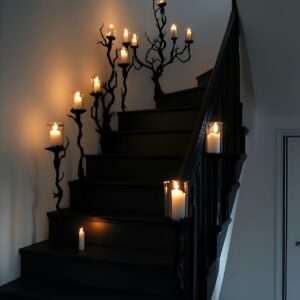 27 Halloween Staircase Décor Ideas For An Enchanting Spooky Season