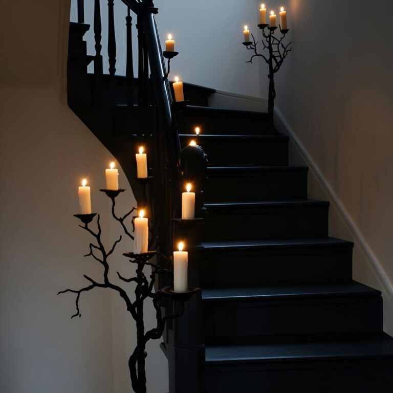 27 Halloween Staircase Décor Ideas For An Enchanting Spooky Season
