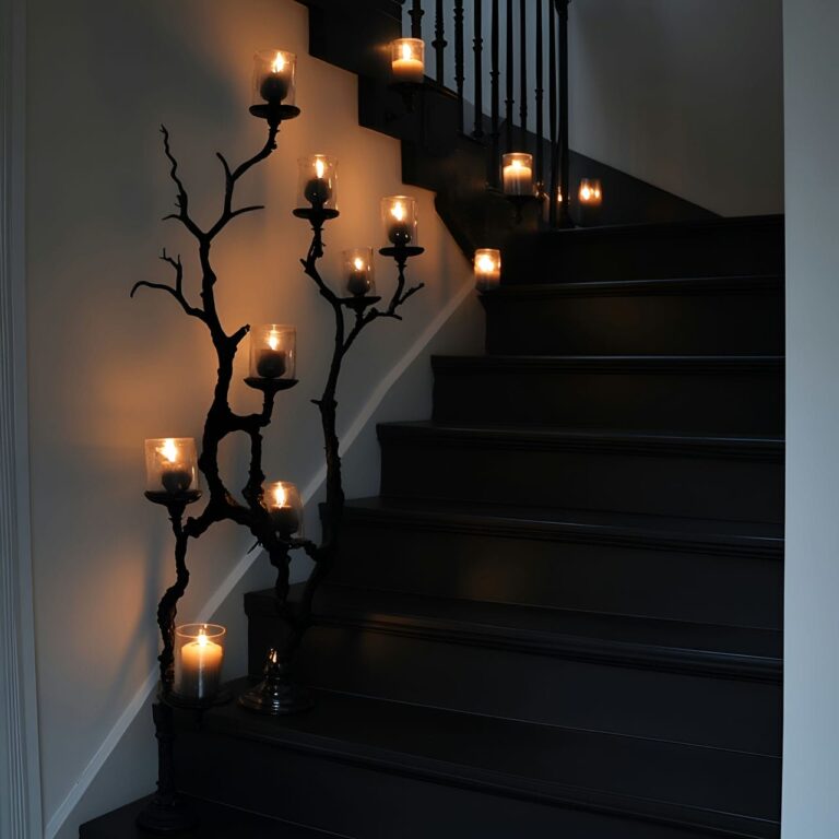 27 Halloween Staircase Décor Ideas For An Enchanting Spooky Season