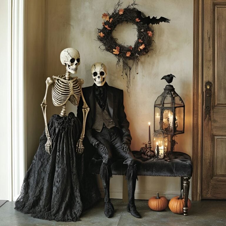 20 Entryway Halloween Décor Designs For A Haunting Welcome