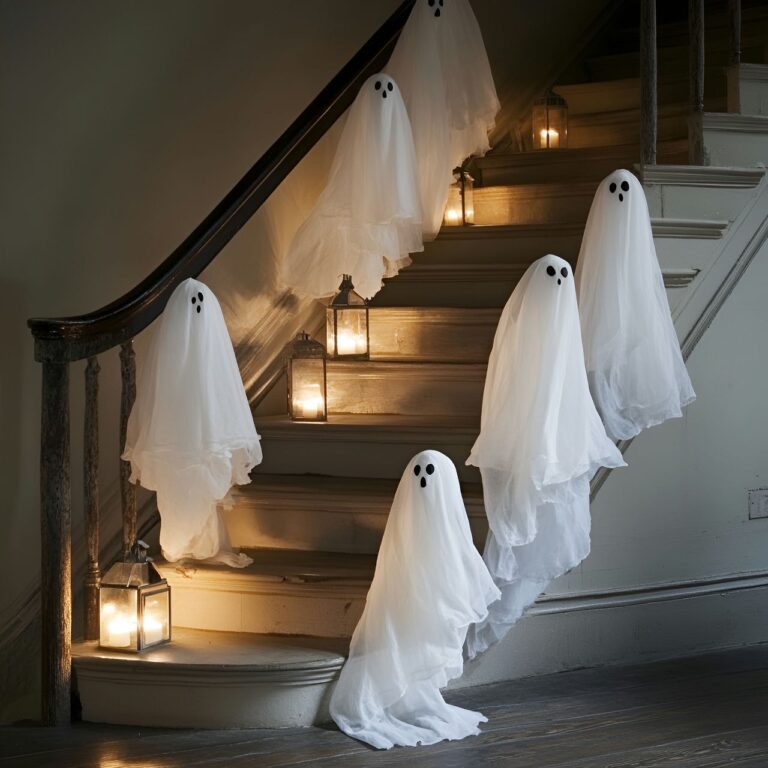 27 Halloween Staircase Décor Ideas For An Enchanting Spooky Season